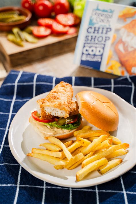Chip Shop Battered Cod Burger Donegalcatch
