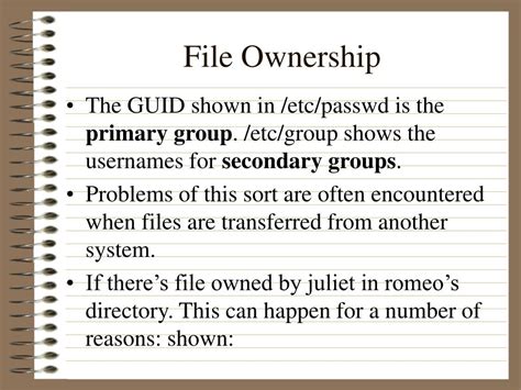 Ppt Cs 497c Introduction To Unix Lecture 15 File Attributes Powerpoint Presentation Id