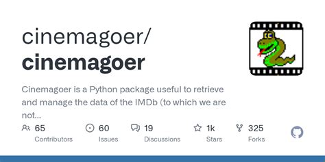 Cinemagoermoviepy At Master · Cinemagoercinemagoer · Github
