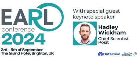 Datacove On Linkedin Earlconf Tidyverse Rstats Rconf Earl