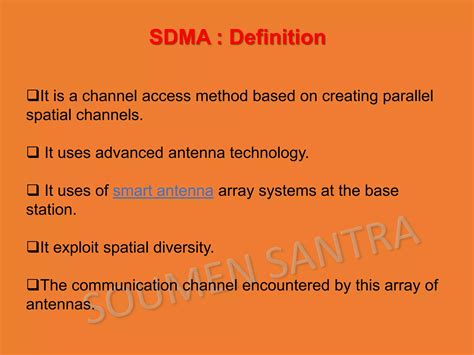 Space Division Multiple Access Sdma Satellite Communication Pptx