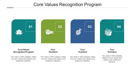 Core Values Recognition Program Ppt Powerpoint Presentation Ideas Deck Cpb Presentation