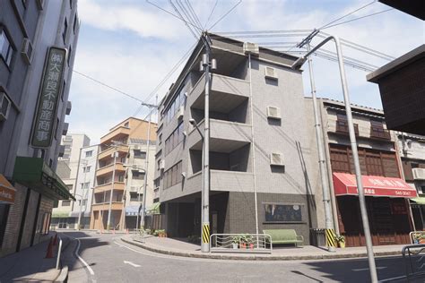 japanese city modular pack v1 4 3d environments unity asset store