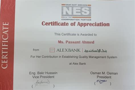 Passant Ahmed Hanafy On Linkedin Thank You So Much Alexbank 😊 Mr Dante Campioni Chief