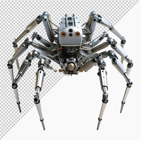 Big Spider Alien Robot Premium Ai Generated Psd