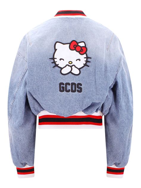 Denim Jacket Gcds Hello Kitty Denim Jacket Hk23w33021155