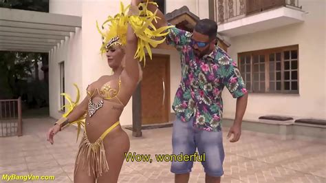 Extreme Sexy Bubble Butt Carnival Samba Dancer Gets Rough Big Cock Ass