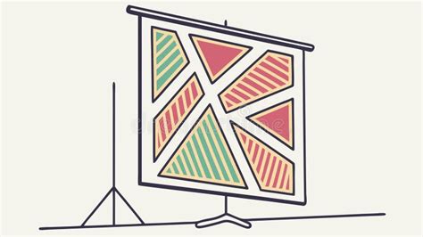 Abstract Geometric Pattern Illustration Design Modern Art Vector Design Generative Ai Stock