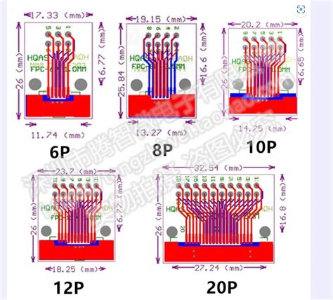 Ffc Fpc 20pin 轉接板，1 0mm間距 座3種可選：抽拉上接、抽拉下接、翻蓋下接 蝦皮購物