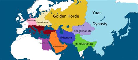 Division Of The Mongol Empire 1325 Althistory