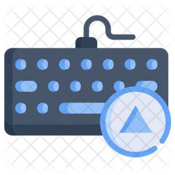 Keyboard Up Arrow Icon Download In Flat Style