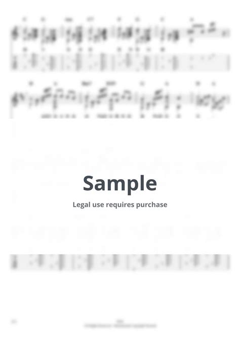 Dennis Jernigan 약할 때 강함 되시네 기타솔로 C Major 악보 By Bella