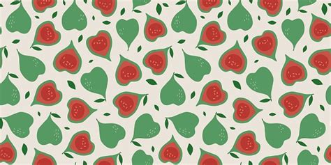 무화과 추상 과일과 잎 완벽 한 패턴입니다 비타민 자연 식품 슬라이스 및 전체 과일 컬러 플랫 일러스트 벡터 그래픽 0명에 대한 스톡 벡터 아트 및 기타 이미지 Istock