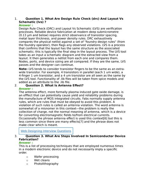 Vlsi Interview Questions Lecture In Detail Question 1 What Are