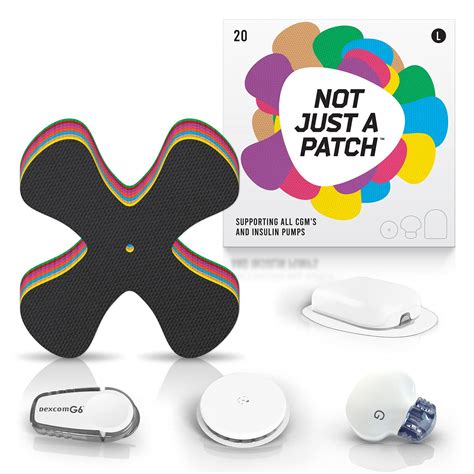 X Patch Cgm Sensor Patches 20 Pack For Dexcom G6 Omnipod And Freestyle
