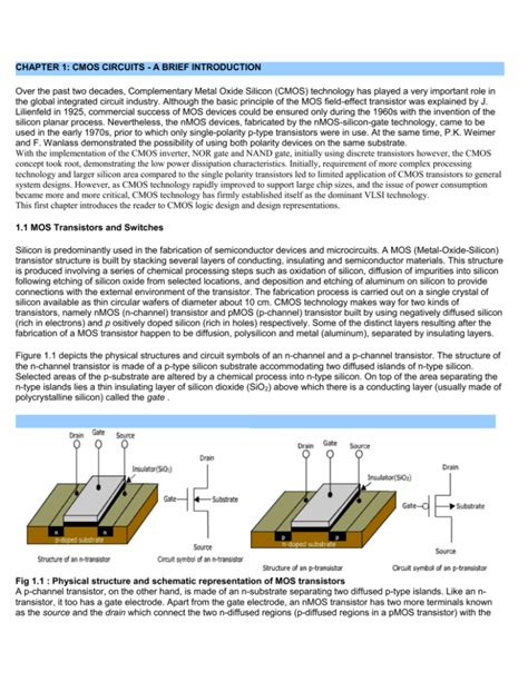 CHAPTER 1 CMOS CIRCUITS