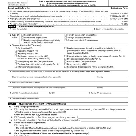 W 8 Form Printable