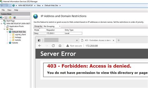 How To Block An Ip Address In Iis Using Ip And Domain Restrictions
