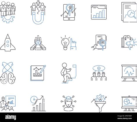 Strategy Planning Outline Icons Collection Planning Strategy Developing Branding