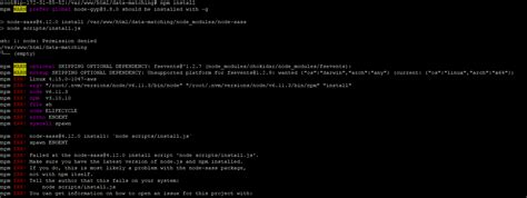 Nodejs Failed At The Node Sass4120 Install Script Node Scriptsinstalljs Stack Overflow