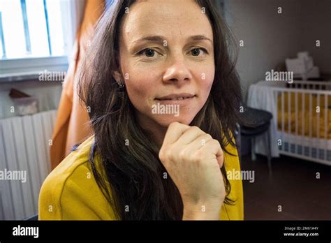 Italy Abbiategrasso Ukrainian Refugees In The Reception Center Of The