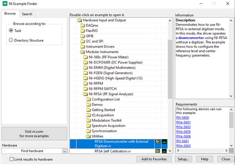 Using Ni Vector Signal Analyzer As Downconverter Ni