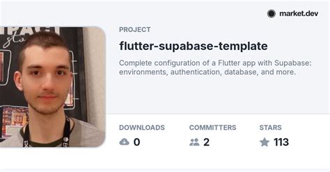 Flutter Supabase Template Ecosystem Directory Marketdev