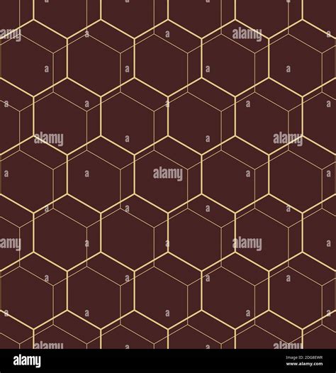 Seamless Hexagonal Vector Pattern Stock Vector Image And Art Alamy