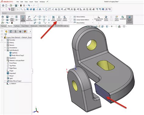 Modify An Imported Body In Solidworks Goengineer