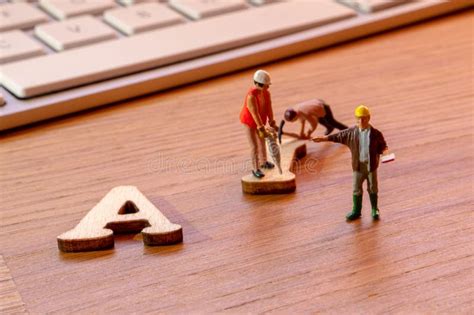 Ai Word Or Concept Made By Wooden Letters On Wooden Background Stock Image Image Of Digital