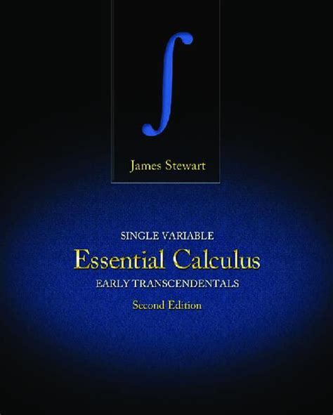 Single Variable Essential Calculus Early Transcendentals 2nd Edition By