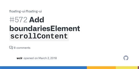 Add Boundarieselement `scrollcontent` · Issue 572 · Floating Ui