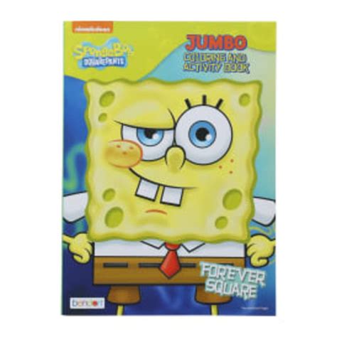 Nickelodeon Spongebob Squarepants Jumbo Coloring And Activity Book 1