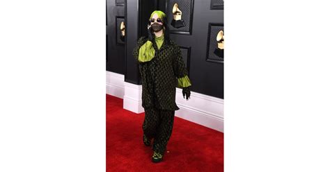 Billie Eilishs Gucci Outfit At The 2020 Grammys Popsugar Fashion Photo 5