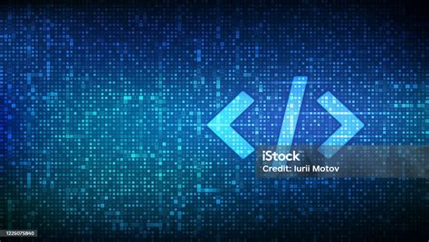 프로그래밍 코드 코딩 또는 해커 배경 이진 코드로 만든 프로그래밍 코드 아이콘입니다 디지털 바이너리 데이터 및 스트리밍 디지털 코드 숫자 10이 있는 행렬 배경입니다 벡터