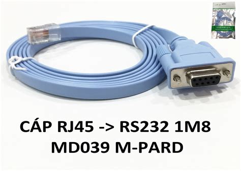 CÁp Rj45 Rs232 1m8 Md039 M Pard ThiẾt BỊ ĐiỆn ĐiỆn TỬ ViỄn ThÔng KhÁnh VÂn