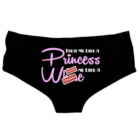 Treat Me Like A Princess Panties Fuck Me Like A Whore Vest Etsy