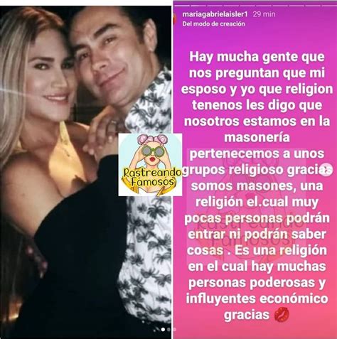 María Gabriela Isler Y Mauro Urquijo Se Declaran Masones Y Causan
