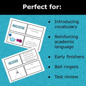 DNA Structure And Replication Card Sort Activity By Science Fun With Mrs G