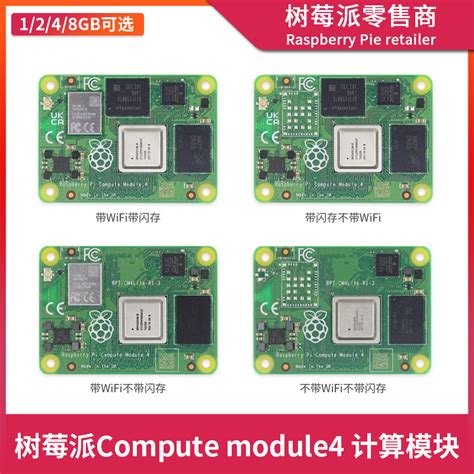 Raspberry Pai Compute Module4 CM4 Computer Core Board With WiFi