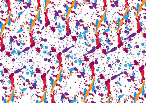 Vector Multicolor Splat And A Frame Background Stock Vector
