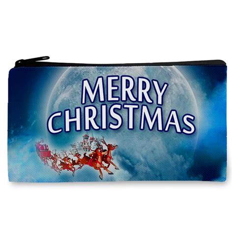 Рождественский студенческий Кошелек для монет новые модные вечерние пеналы для отдыха чехол