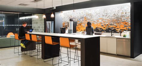 Ihs Markit Corporate Office Mosaic Backspash Wayfinding With Artaic