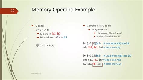 Instruction Set Architecture Mips Pptx Programming Languages Computing