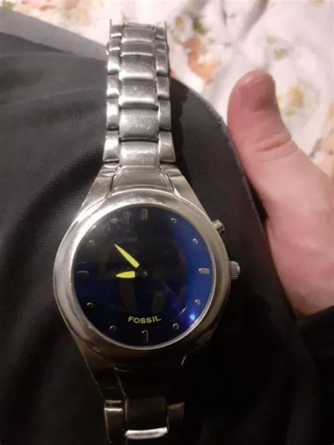 Rare Fossil Big Tic Jr 8096 Blue Quartz Animated Watch Box Lifetime Battery £158 42 Picclick Uk