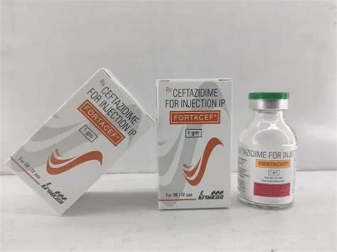 Fortacef 1gm Ceftazidime Injection At Rs 250 Vial Mota Varachha