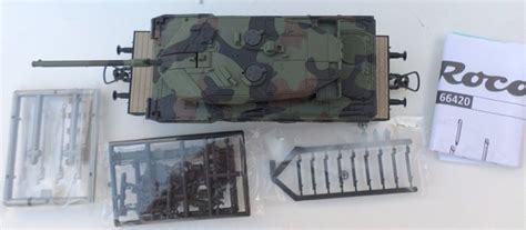 Roco H0 66420 Goederenwagon Zwaarlastwagen Slmmps Depôt