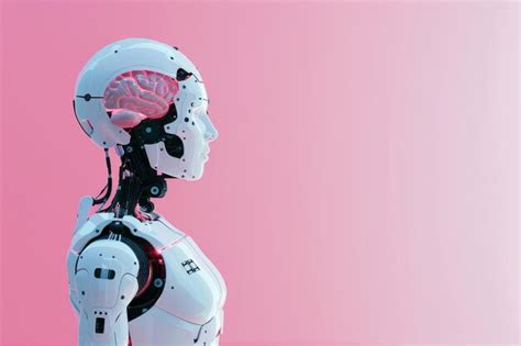 Premium Photo Artificial Intelligence Robot And Brain In The Concept Of Machine Learning And