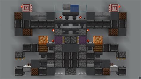 Double Stacked 1 Wide 2x Speed Shulker Box Filterloader Minecraft