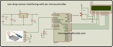 Rain Drop Sensor Module Interfacing With Pic Microcontroller Rain